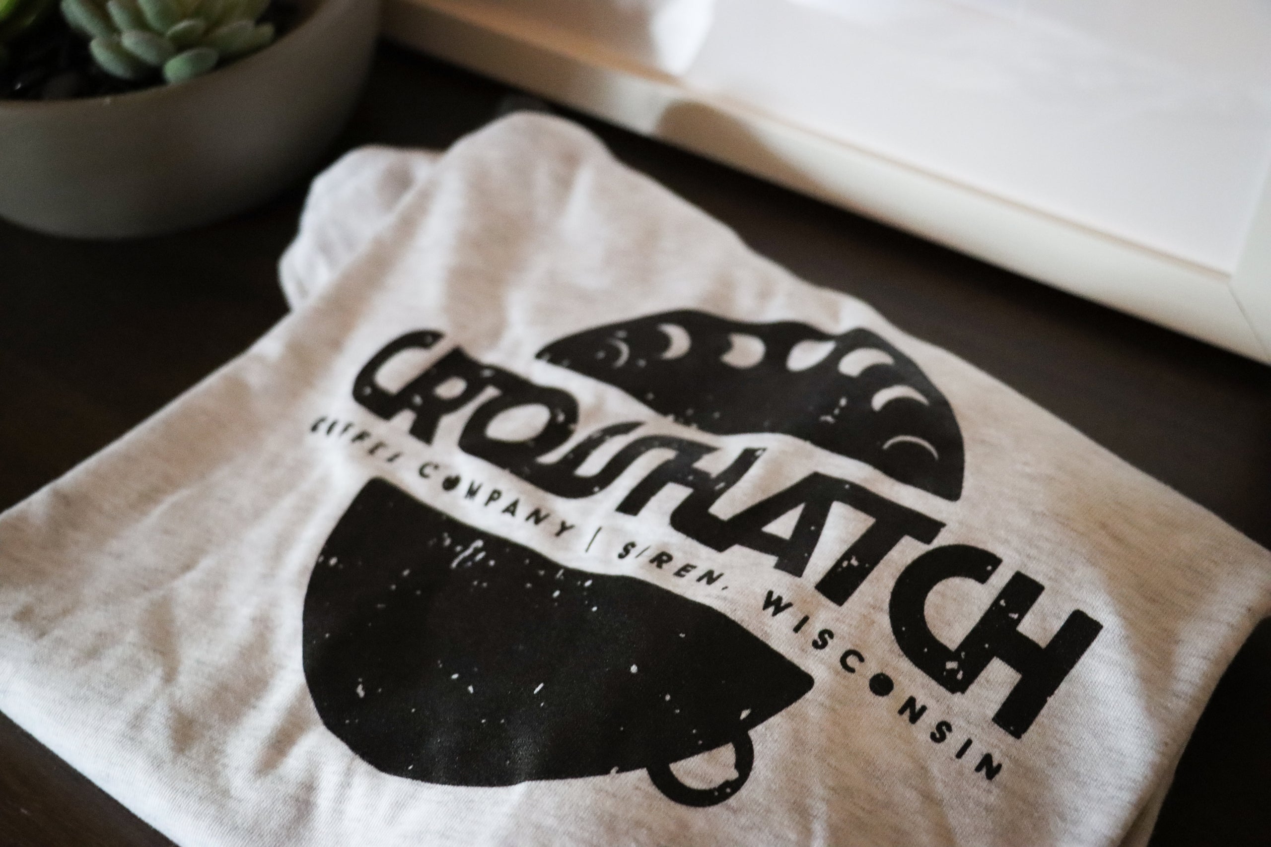 Phases of Crosshatch Adult Baseball Tee | Crosshatch Coffee Co.